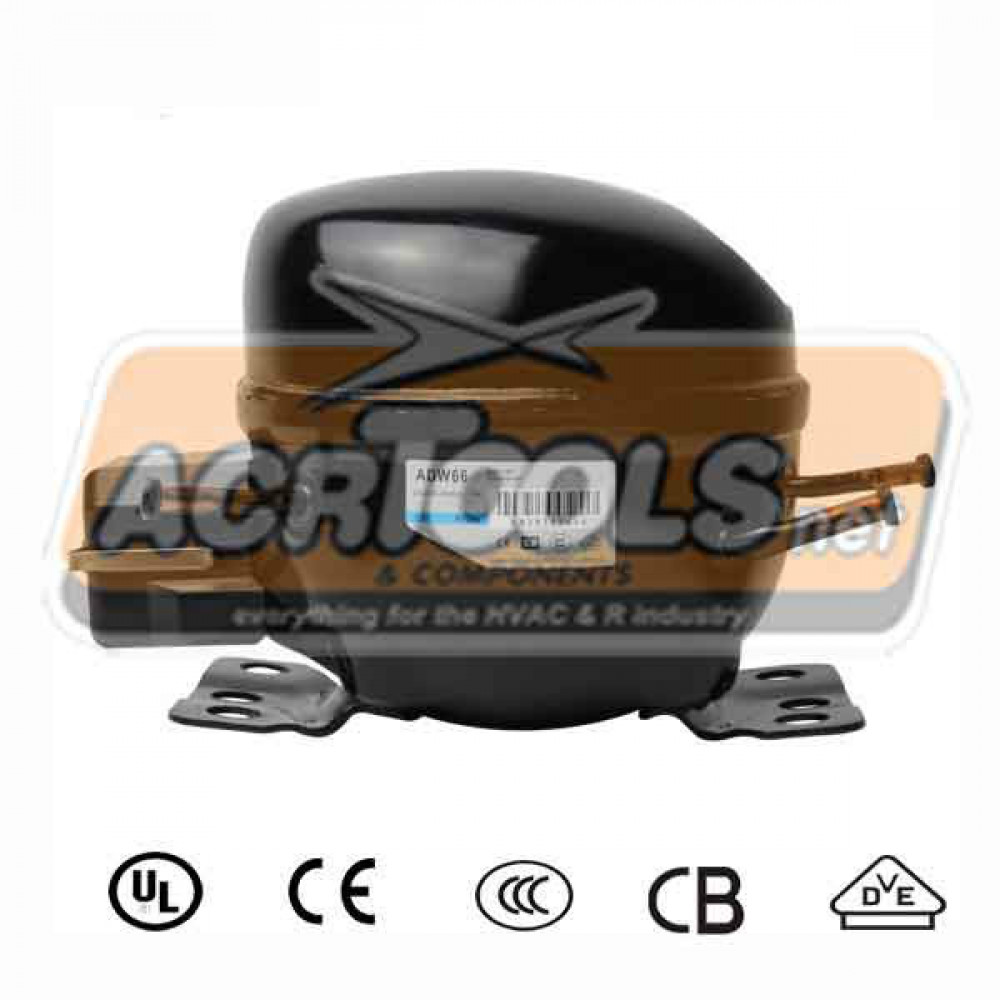 For R134a : Domestic Compressor ADW66, 1/6ΗΡ, R134a, LOW,