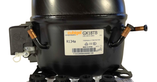 Cubigel Compressors, ex Electrolux : Compressor GX18TB, 1/2ΗΡ,