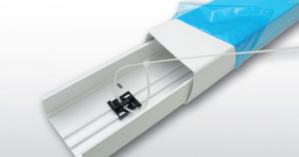 PVC ducting for installations : FAST CLIP for duct OPTIMAL ...