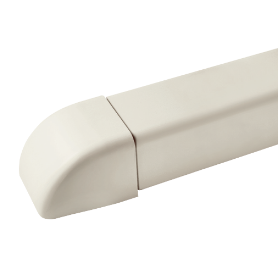 PVC ducting for installations : END COVER 80x60 ARTIPLASTIC