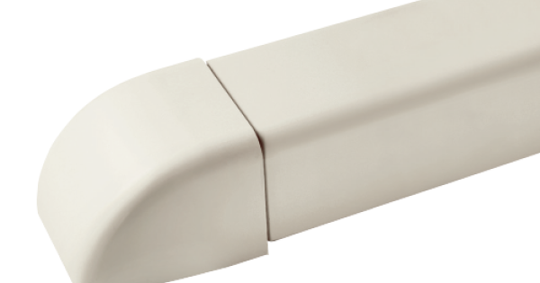 PVC ducting for installations : END COVER 80x60 ARTIPLASTIC