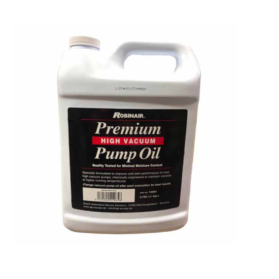Vacuum Pump Oil : PUMP OIL, 4lt, ROBINAIR