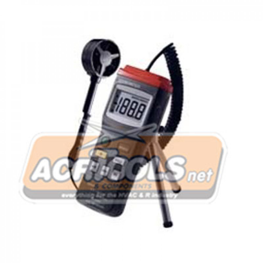 Air measurement : Digital Anemometer (vane), ACR6250, 0.4-30m/sec,