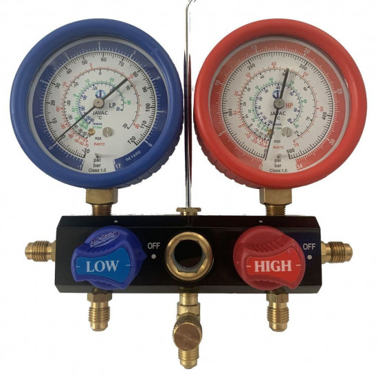 Quality Manifold's : 2 VALVE MULTI GAS MANIFOLD, R32, R134A,