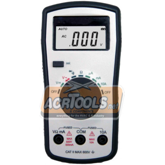 Multi meters : Digital multimeter with automatic scale selection ...