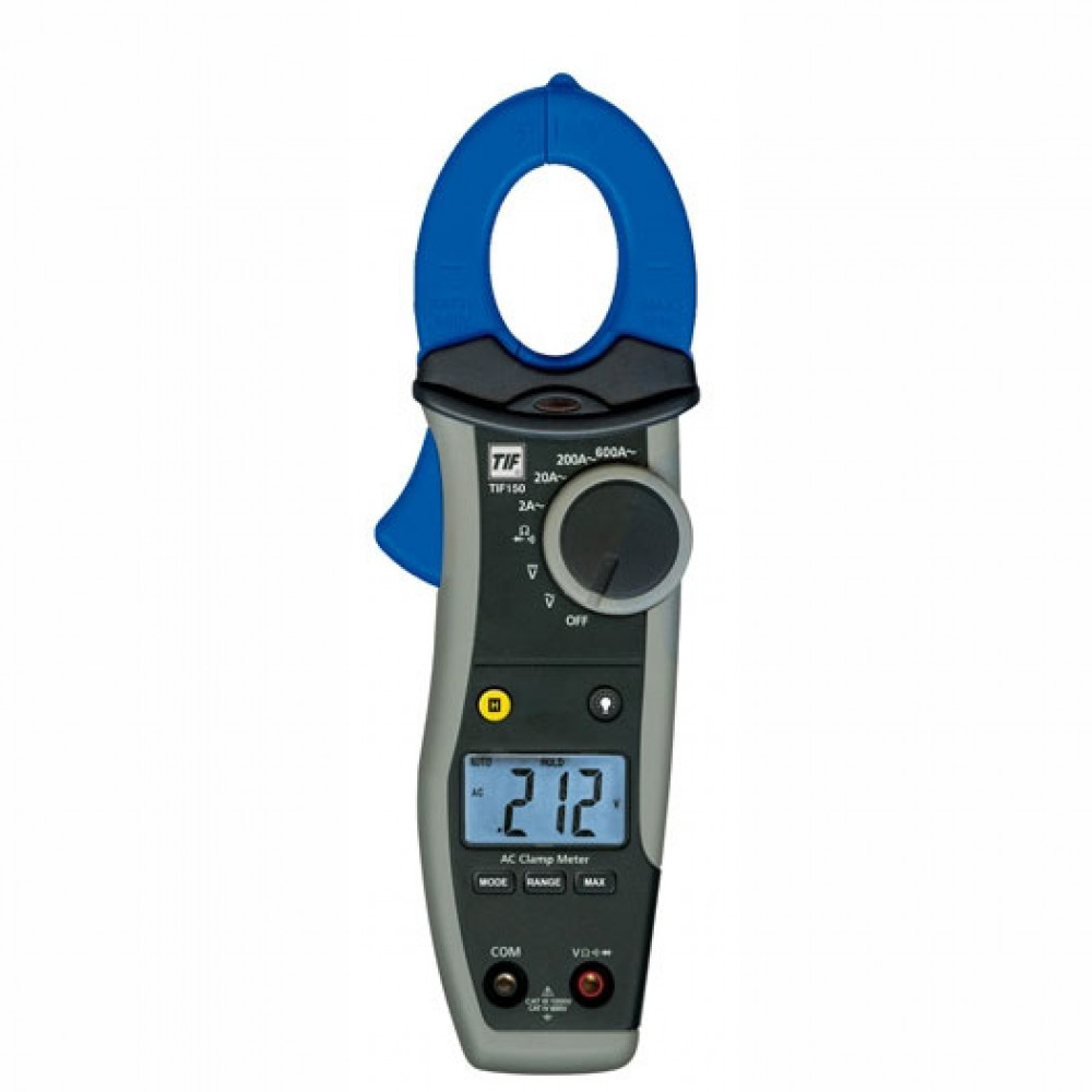Clamps - Multi meters : TIF 150 - AC Clamp-On Ammeter DMM