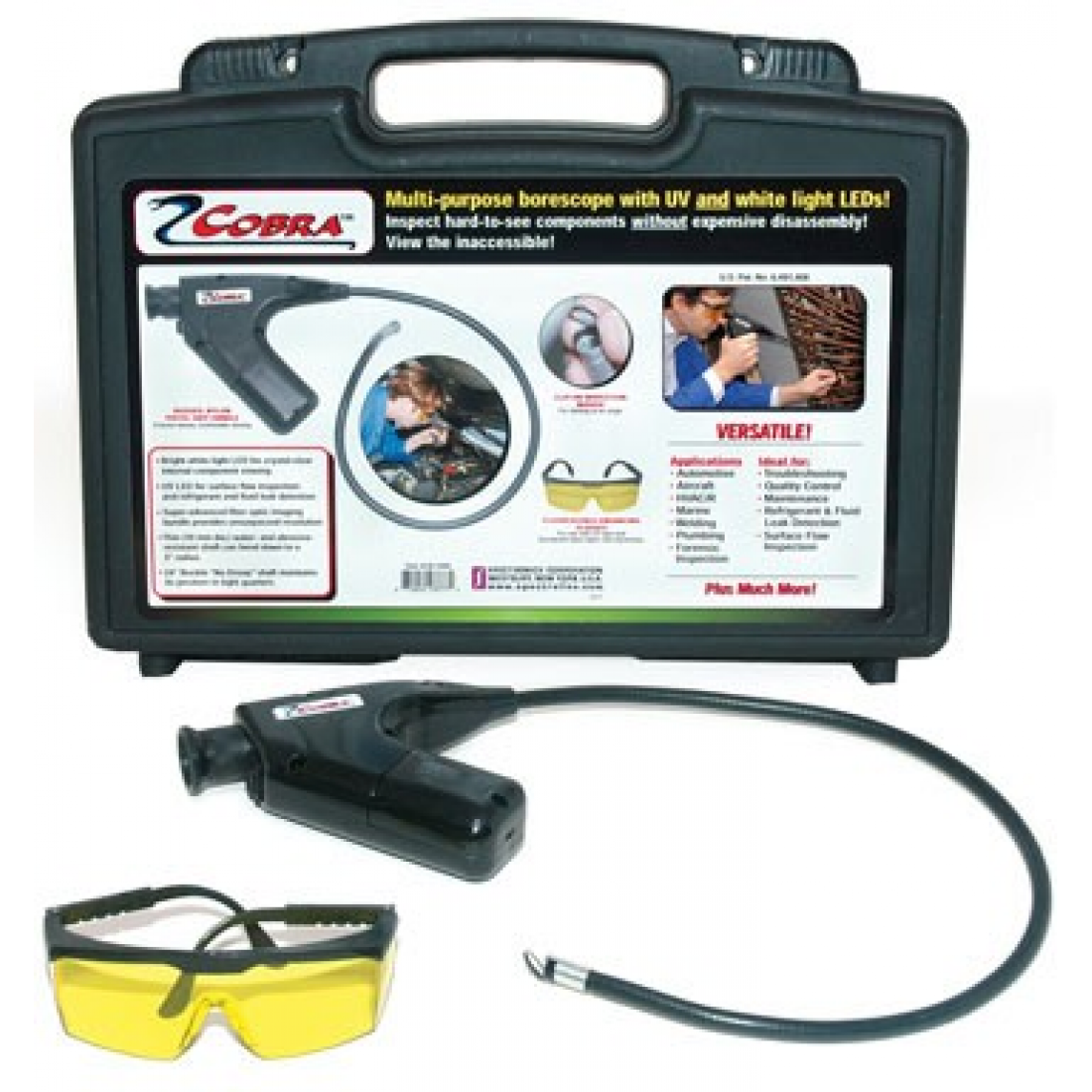 Inspection scopes : Borescope with UV and white light LED ...