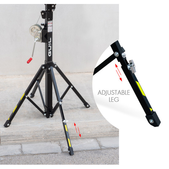 Material lifts : LIFT ELC-720 manual 125kg 3.50m ACRTOOLS